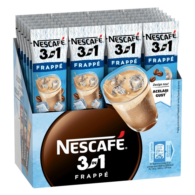 Ice frappe plic – reteta rapida de cafea rece, gata in 1 minut